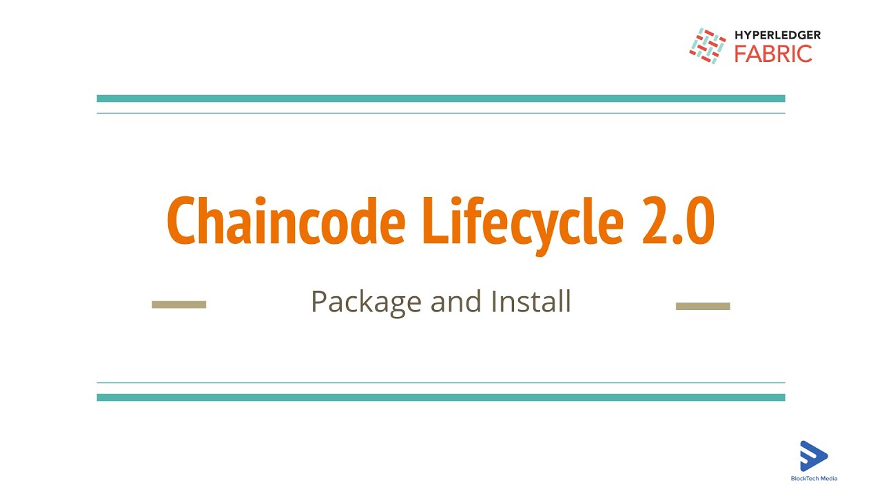 14 Chaincod Lifecycle Package Install Chaincode Create Network