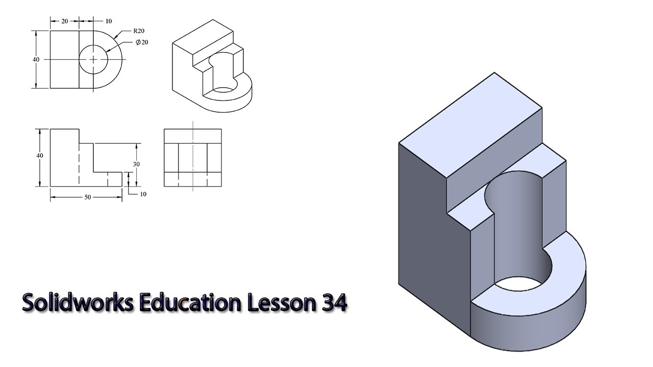 Solidworks Education Lesson 34 Youtube