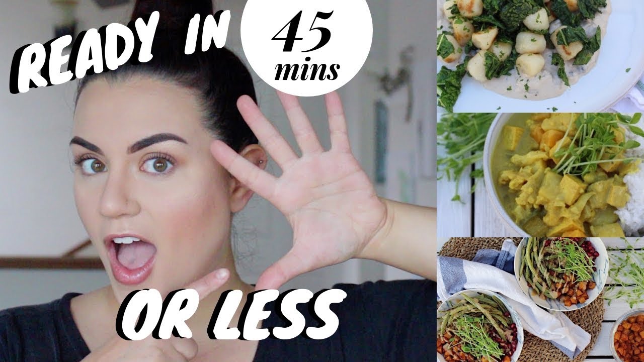 5 Vegan Weeknight Dinner Recipes Youtube