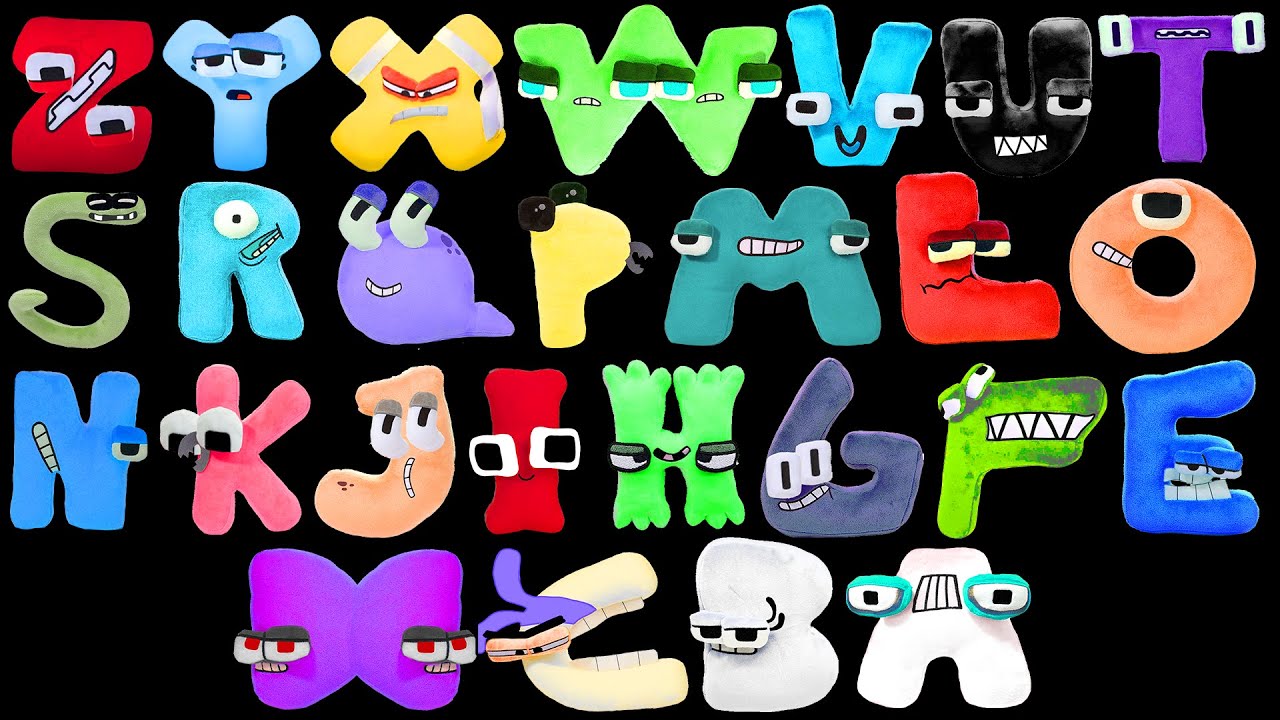 Alphabet Reverse Plush Toy All Letter Youtube