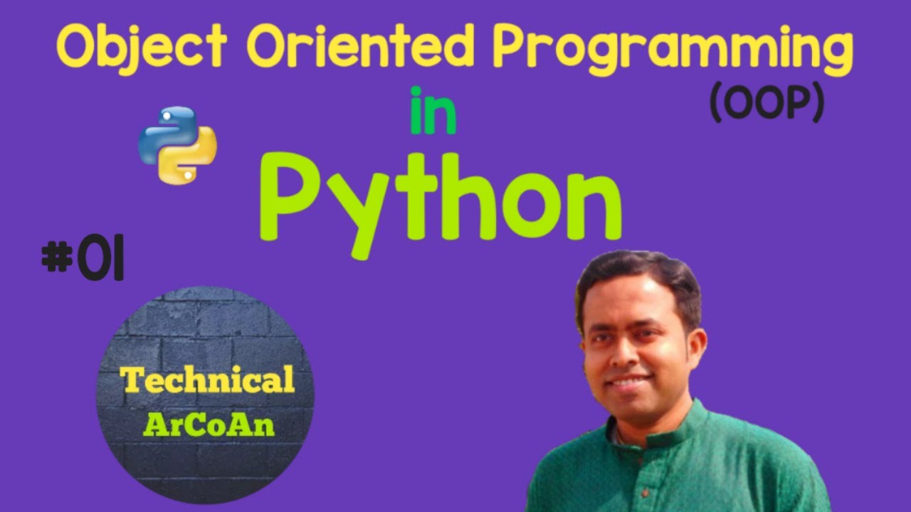 Object Oriented Programming In Python Oop Concept Python Tutorial