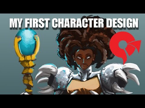 My First Character Design Youtube