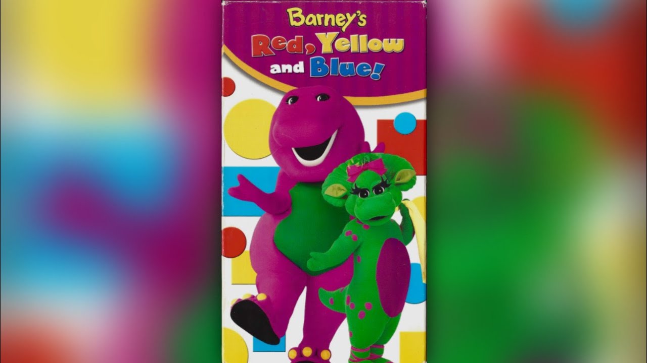 Barney Friends Red Yellow And Blue