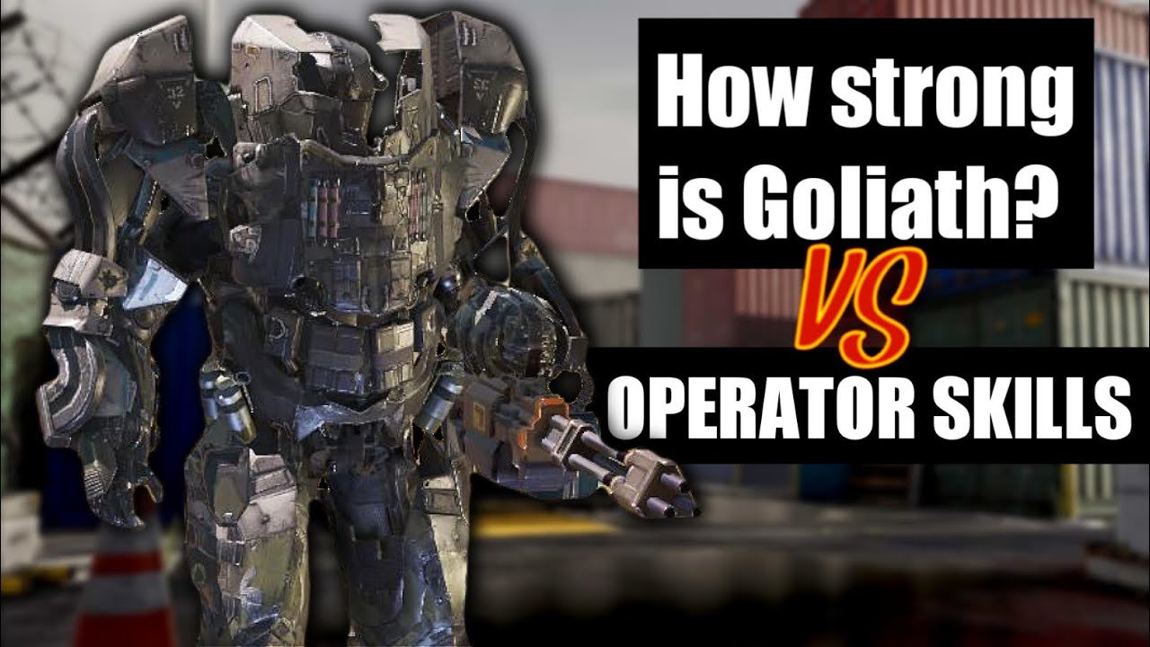 Goliath Vs All Operator Skills How Strong Is Goliath In Cod Mobile