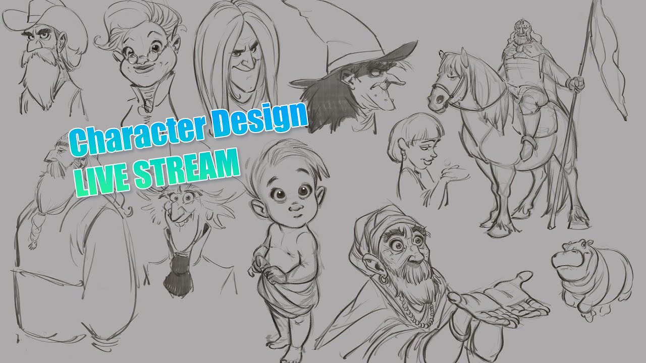 Live Stream Character Design Youtube