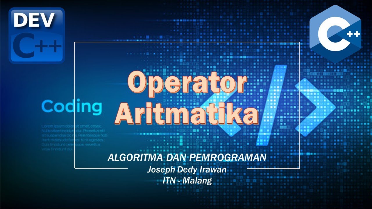 03 Operator Aritmatika Youtube