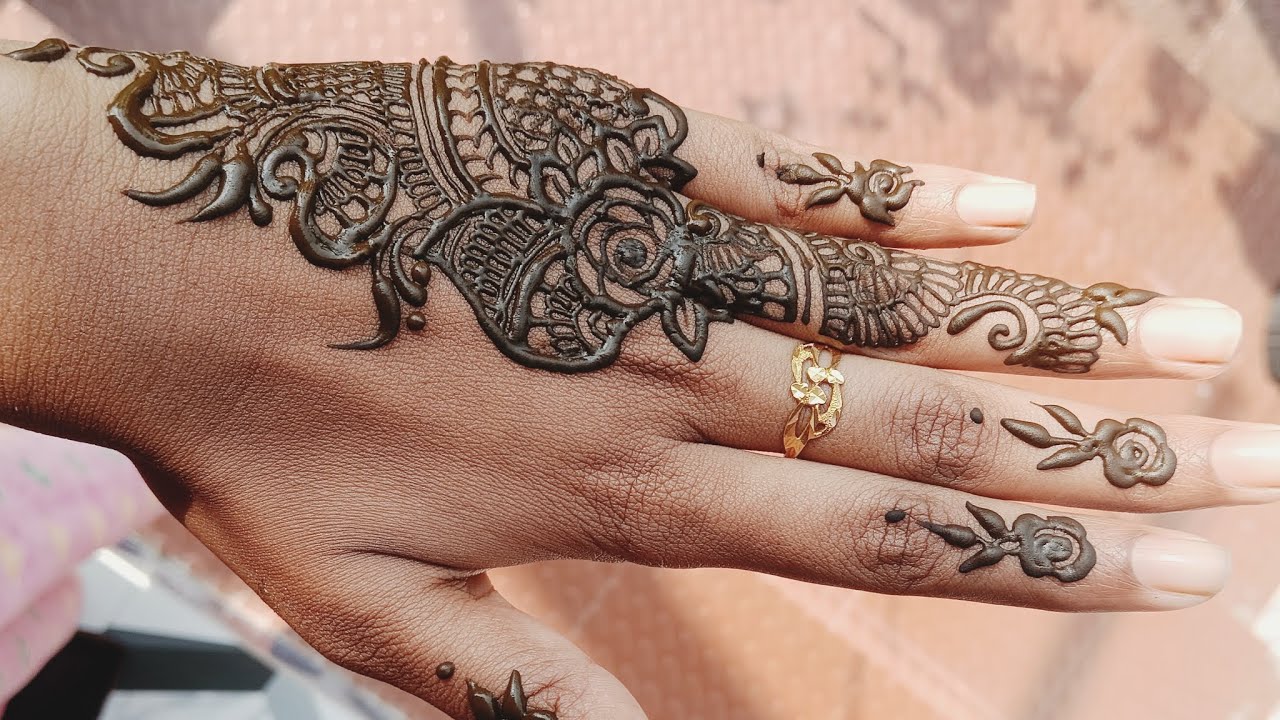 Simple Mehendi Tutorial Youtube