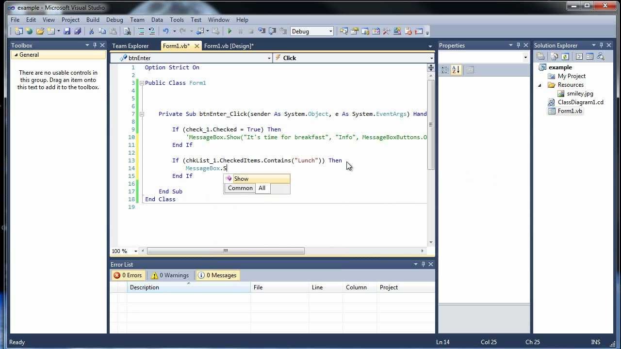 Visual Basic Tutorial 23 Introduction To The Graphical User Interface