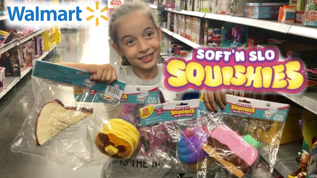 New Jumbo Soft N Slo Squishies At Walmart Squishy Shopping Spree