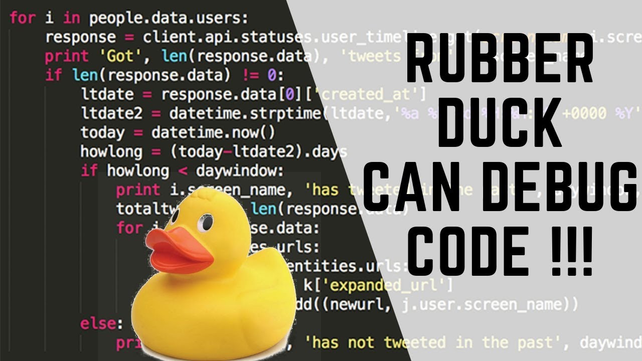 Rubber Duck In Programming At Alma Jones Blog