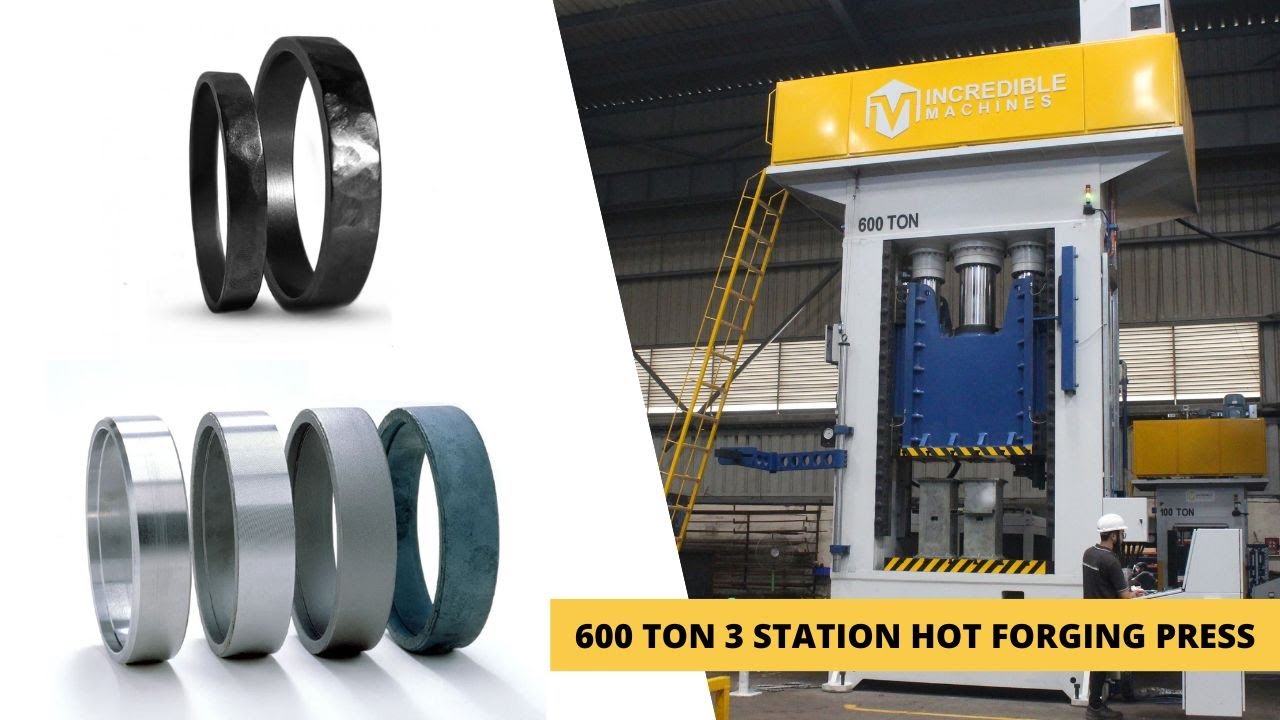600 Ton 3 Stations Hydraulic Hot Forging Press Incredible Machines