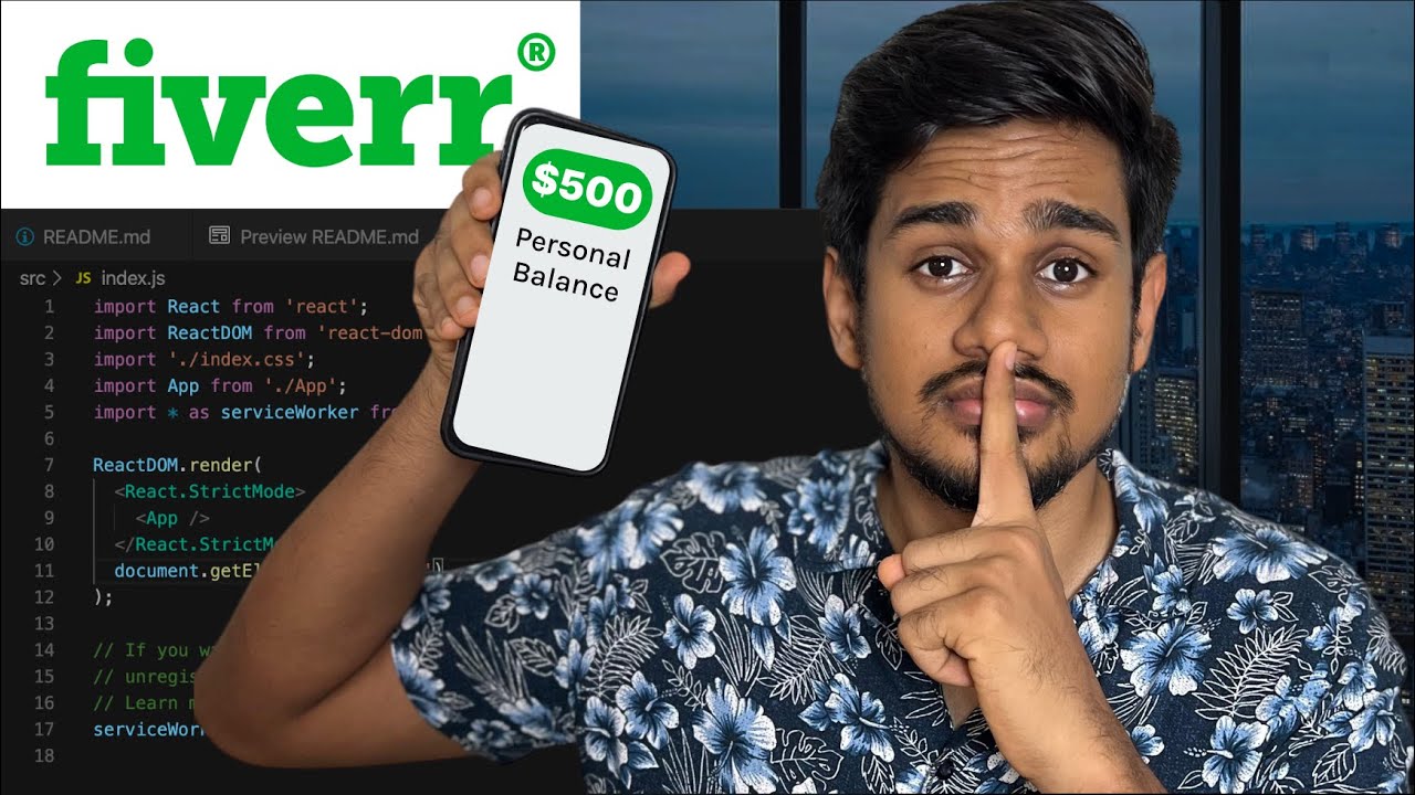 How To Make Your First 500 On Fiverr Freelance Coding Youtube