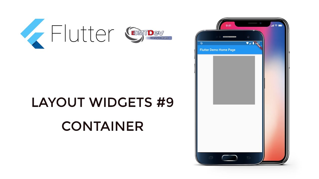 Flutter Tutorial Layout Widgets 9 Container Youtube