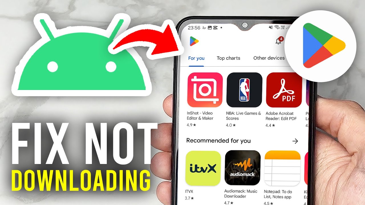 How To Fix Android Not Downloading Installing Apps Full Guide Youtube