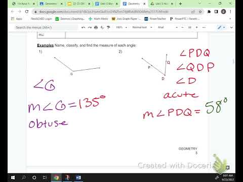 Geometry Lesson 3 1 Youtube