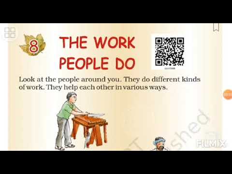 The Work People Do Chapter 8 Class 2 Youtube