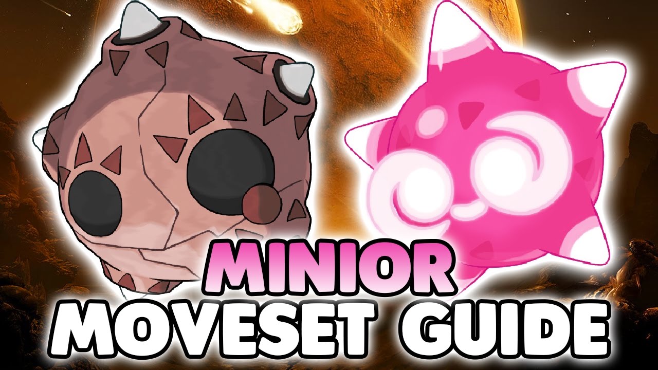 Minior Moveset Guide Pokemon Sun And Moon Competitive Movesets Youtube