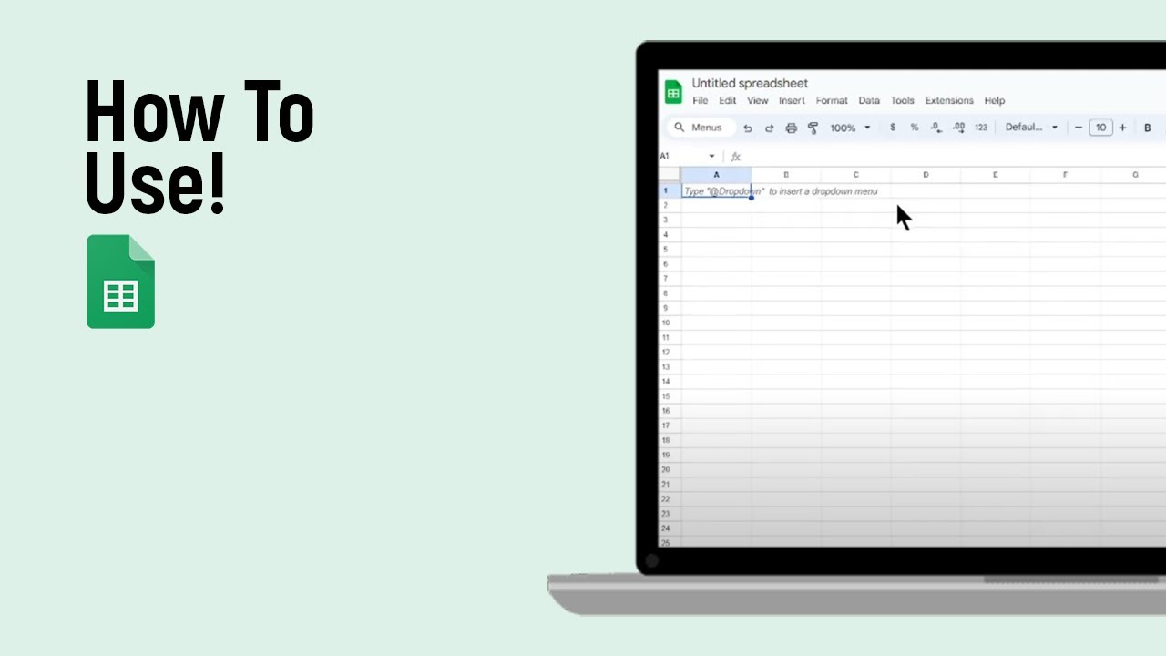 How To Use Google Sheets Easy Youtube