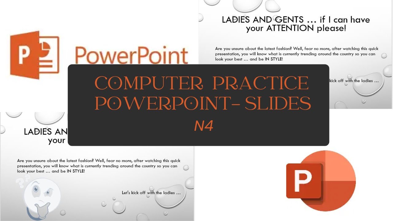 How To Answer Computer Practice N4 Powerpoint Slides Youtube
