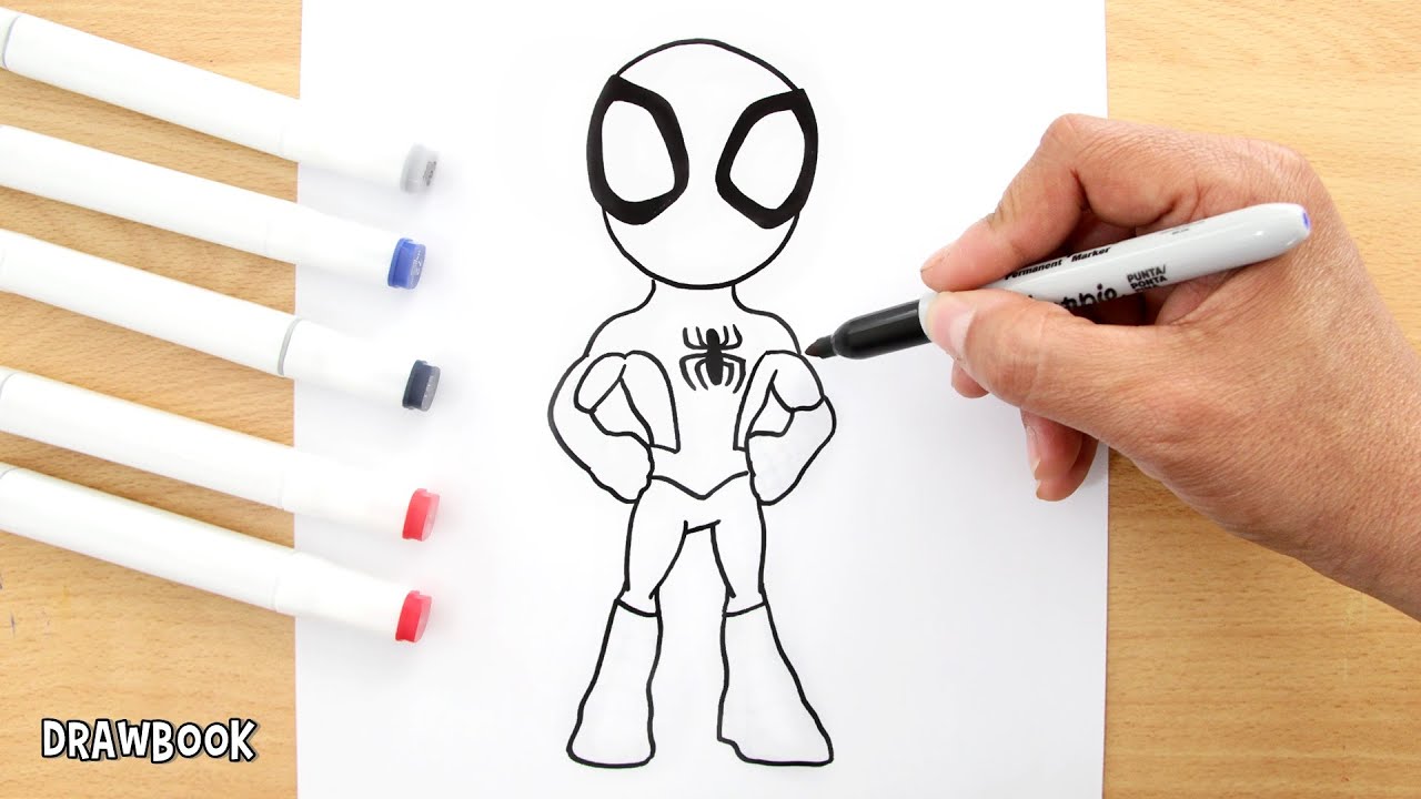 How To Draw Spidey