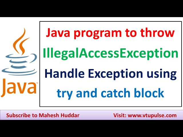 Java Video Tutorial Vtupulse