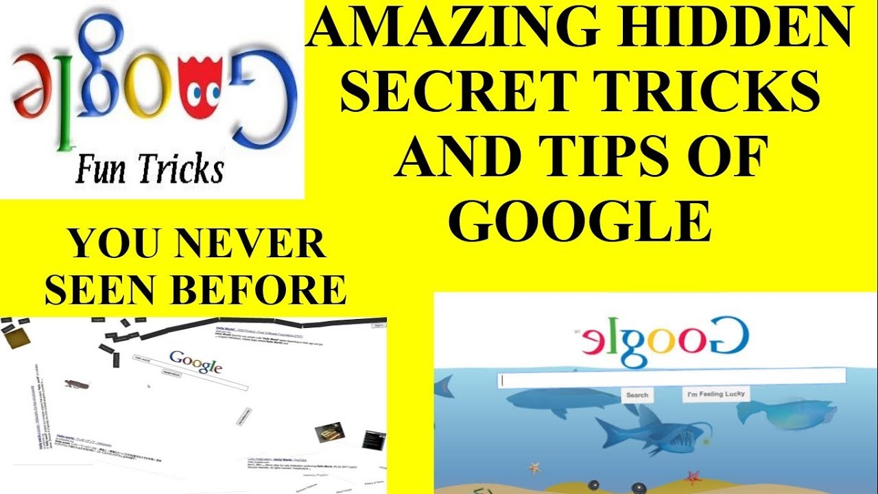 Amazing Google Secret Tips And Tricks You Never Seen Before Part 1