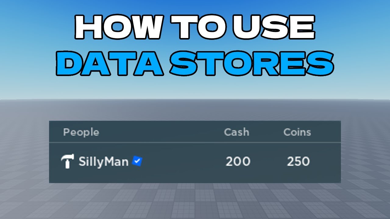 Roblox Data Stores Roblox Scripting Tutorial Youtube
