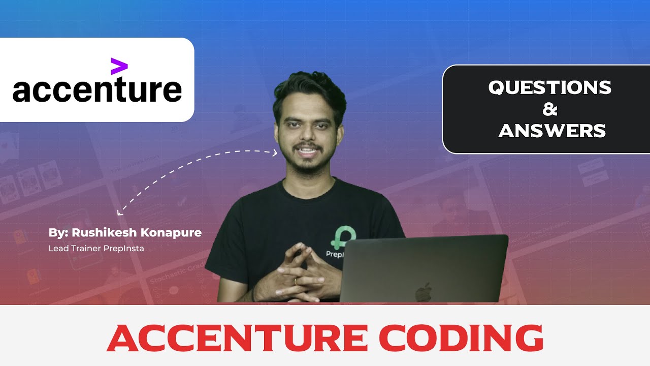 Accenture Coding Questions And Answers Youtube