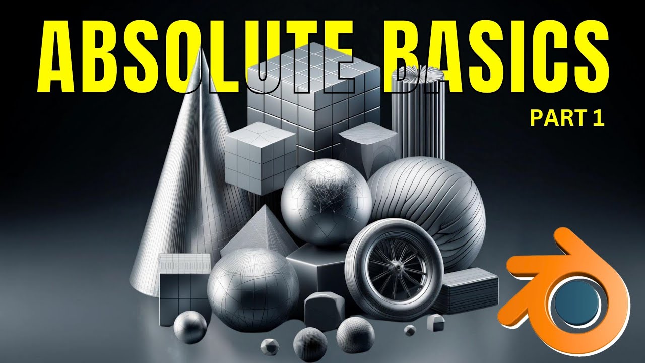 Absolute Beginner Basics Step By Step Blender Tutorial Part 1 Youtube