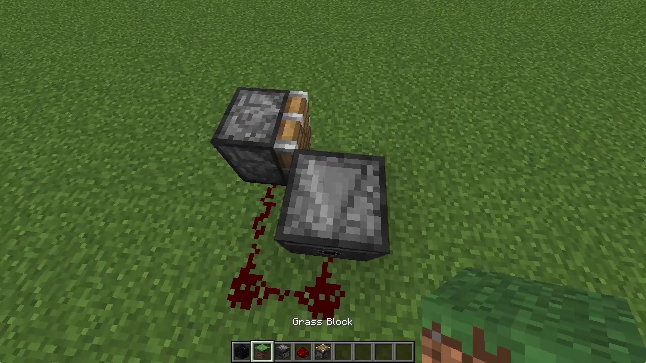 Minecraft Simple Redstone Clock Youtube