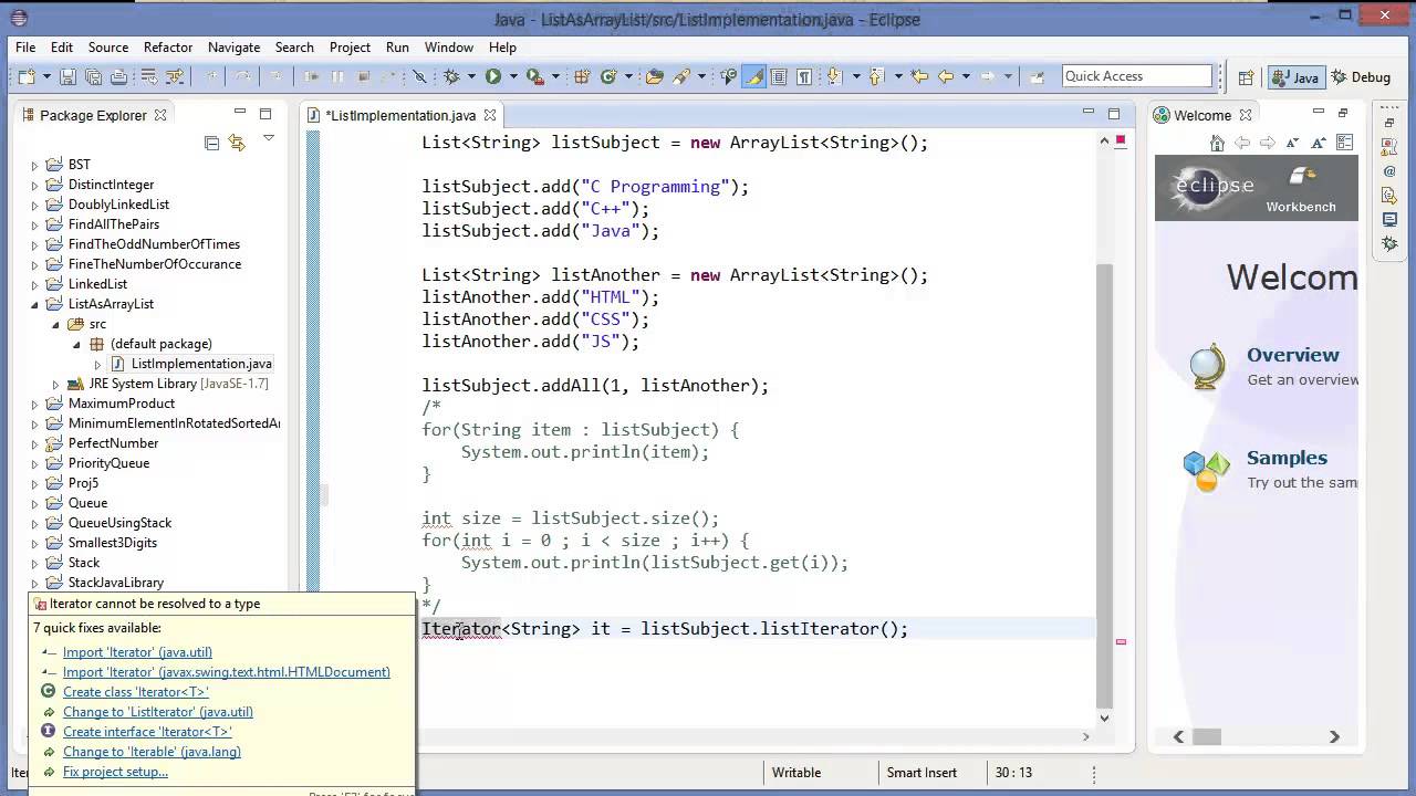 Data Structure List As Arraylist Youtube