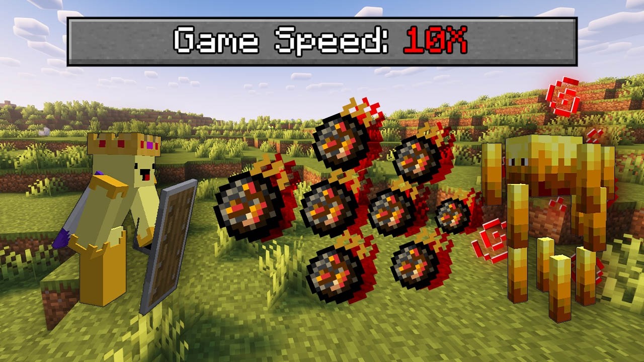 Can You Beat Minecraft At 100x Speed Youtube