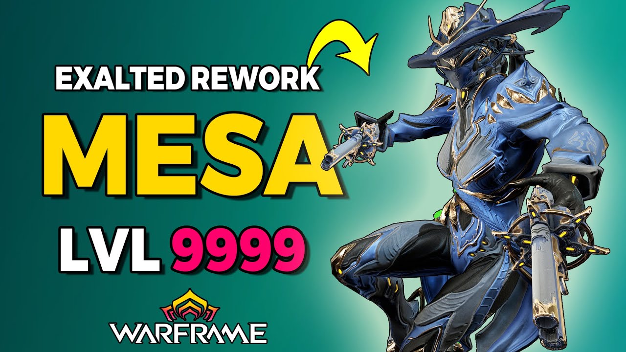 Perfect Mesa Prime Build For Level 9999 Steel Path Exalted Rework