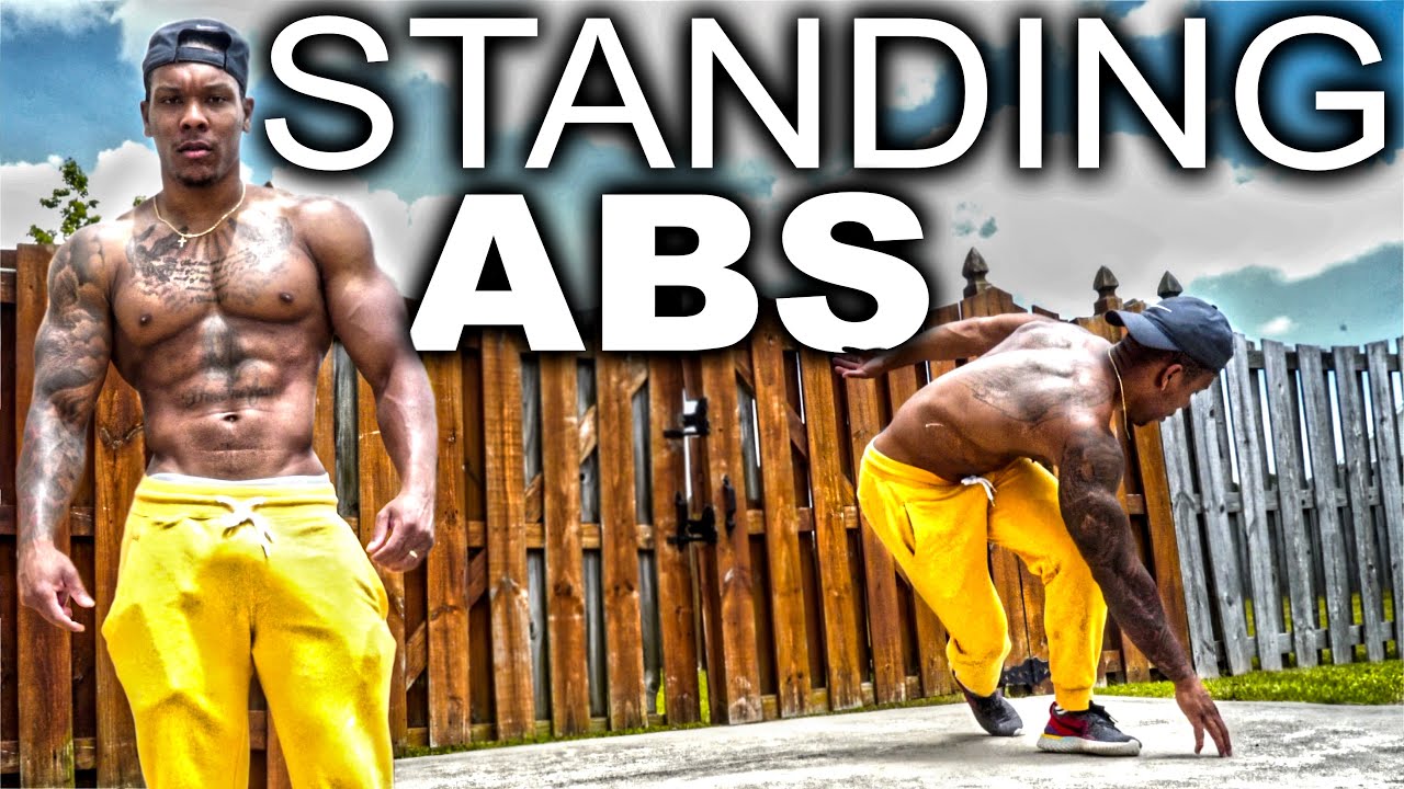 10 Minute Standing Abs Workout No Equipment Youtube Music