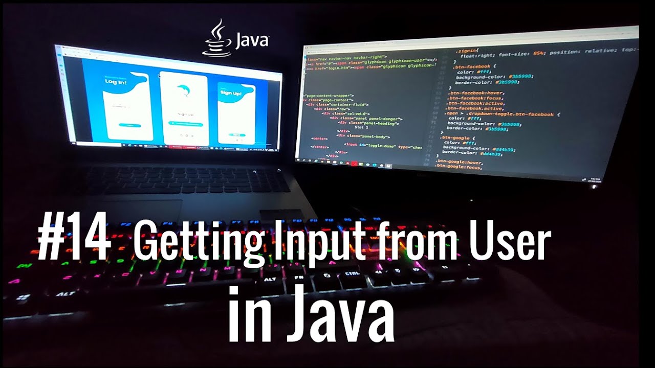 14 Getting Input From User In Java Youtube