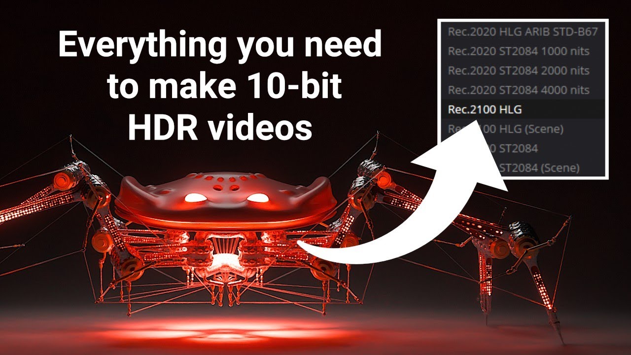 How To Export Hdr Videos For Youtube And Instagram Youtube