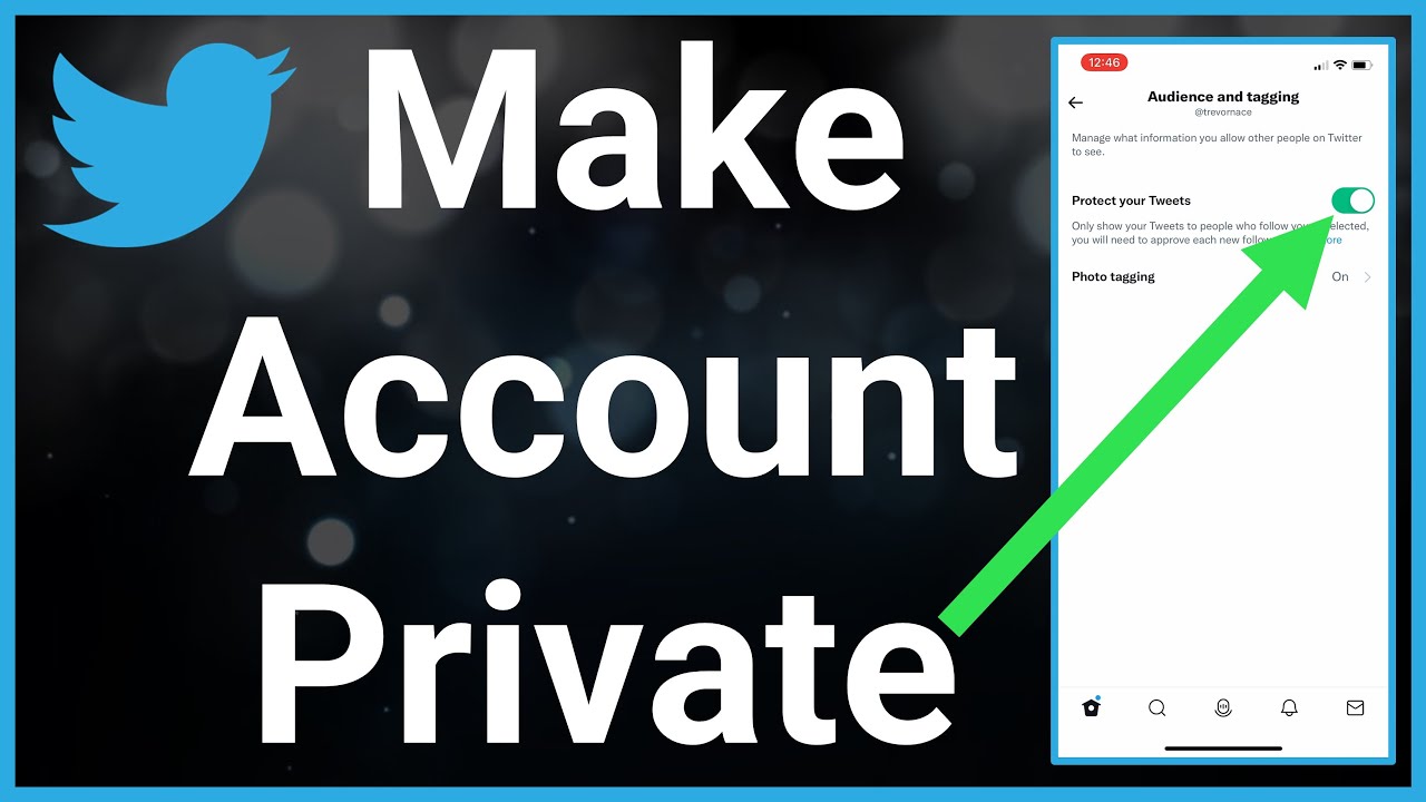 How To Make Twitter Account Private Youtube