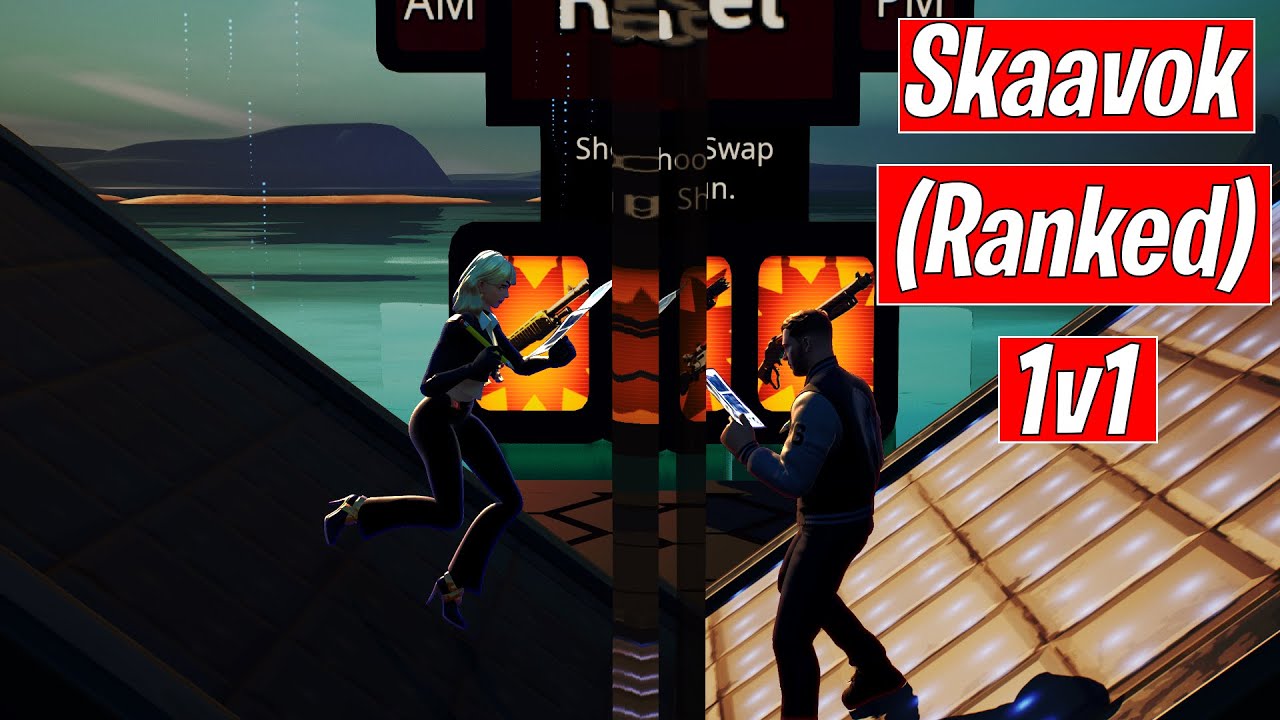 Skaavok Ranked 1v1 Map No Delay Fortnite Creative Youtube