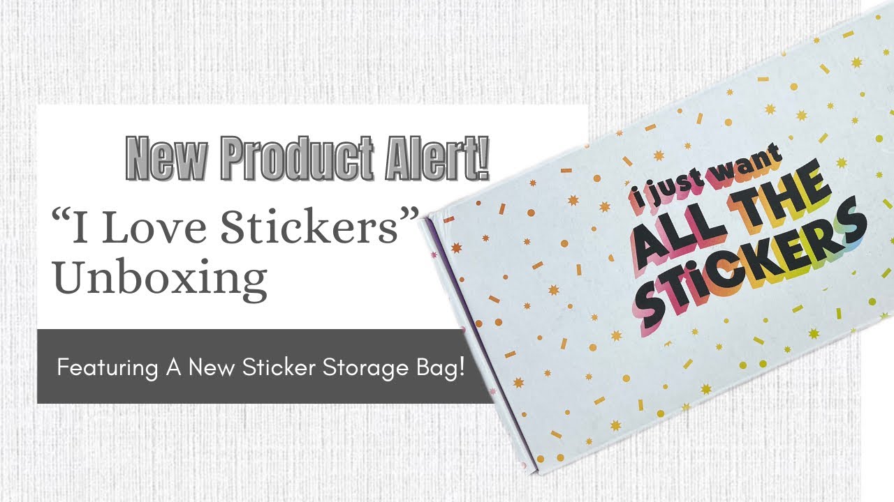 New I Love Stickers Stickerfolio Bundle Happy Planner Youtube