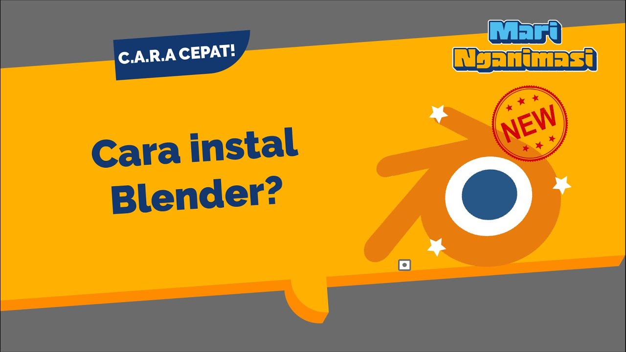 Cara Download Instal Blender Youtube