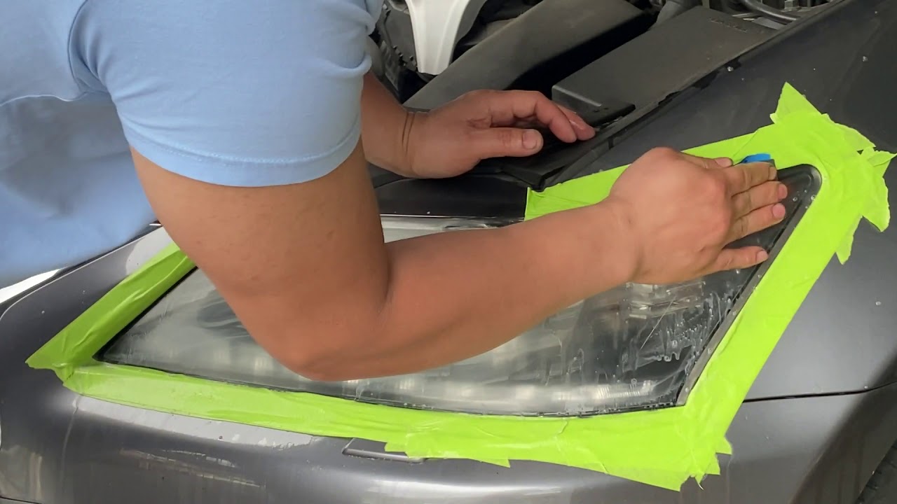 Diy Headlight Restoration Youtube