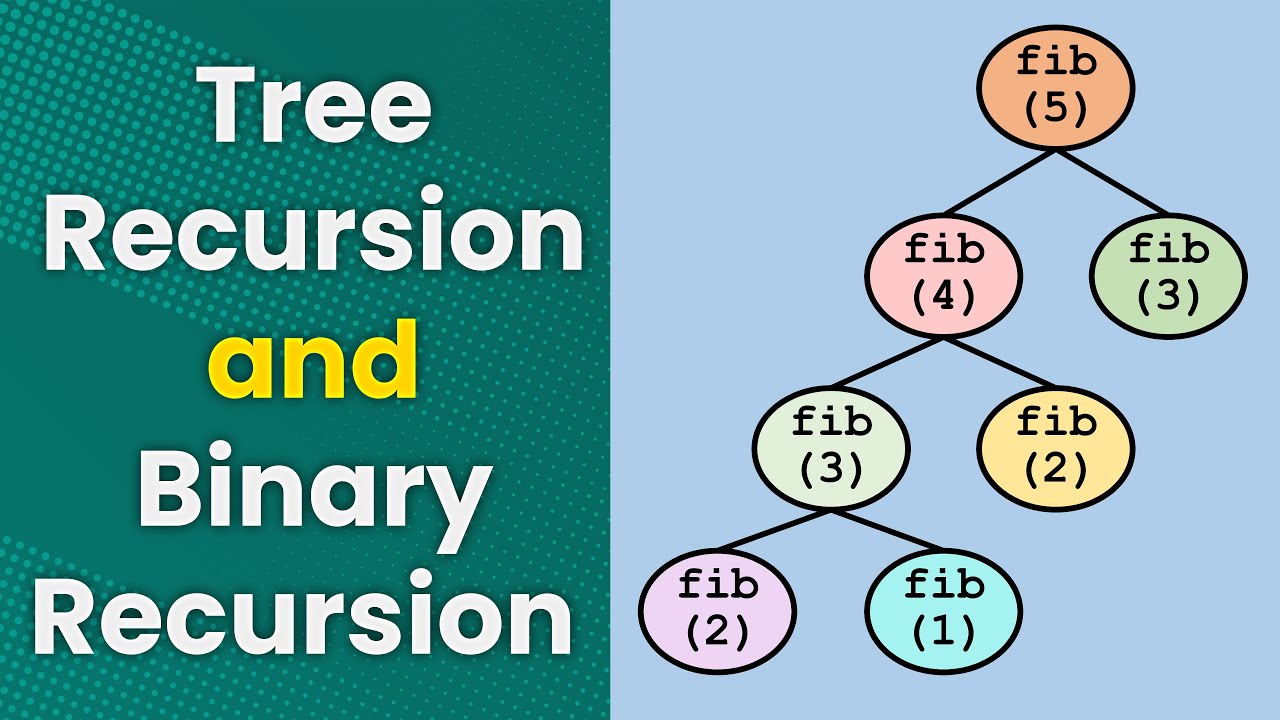 Tree Recursion And Binary Recursion Computer Science Youtube