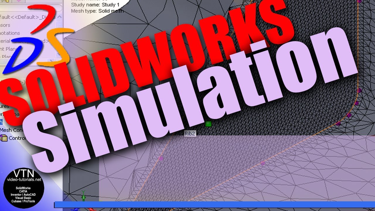 Simulation 01 Overview Solidworks Tutorial Youtube