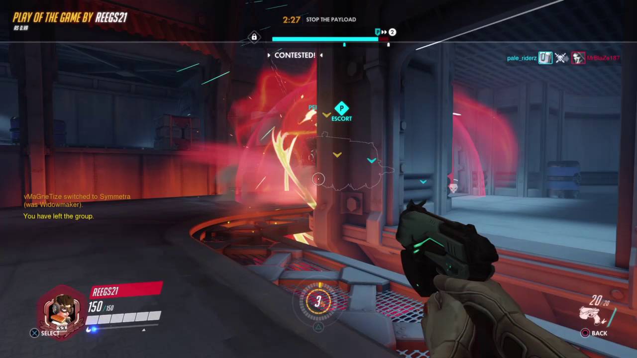 Dva Ult Kills Entire Enemy Team To Win Youtube
