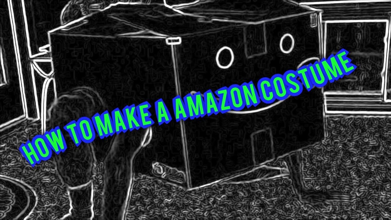 How To Make The Amazon Box Costume Youtube
