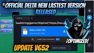 Roblox Delta Executor Mobile New Update V652 Delta Atualizado Script