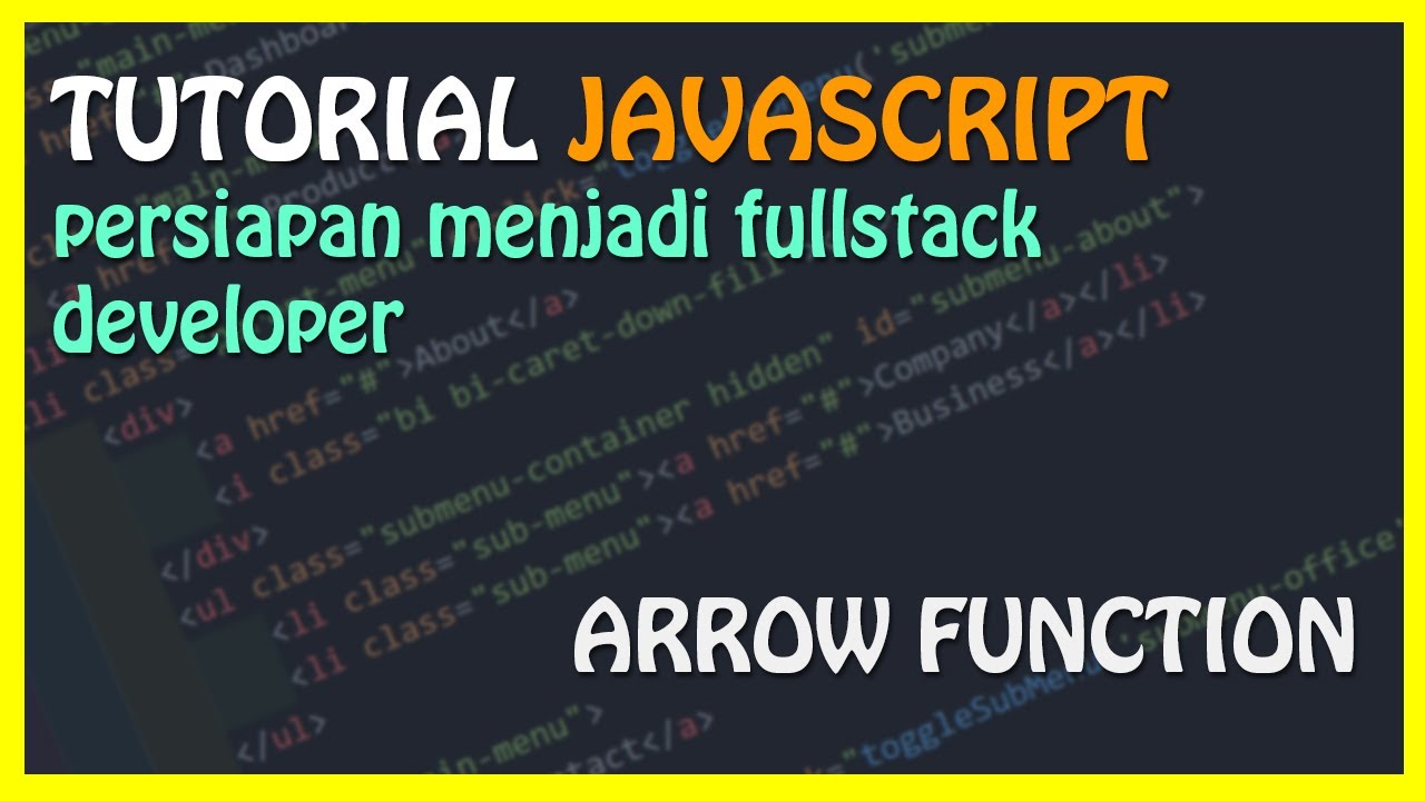 Javascript Arrow Function Tutorial Part 5 Youtube