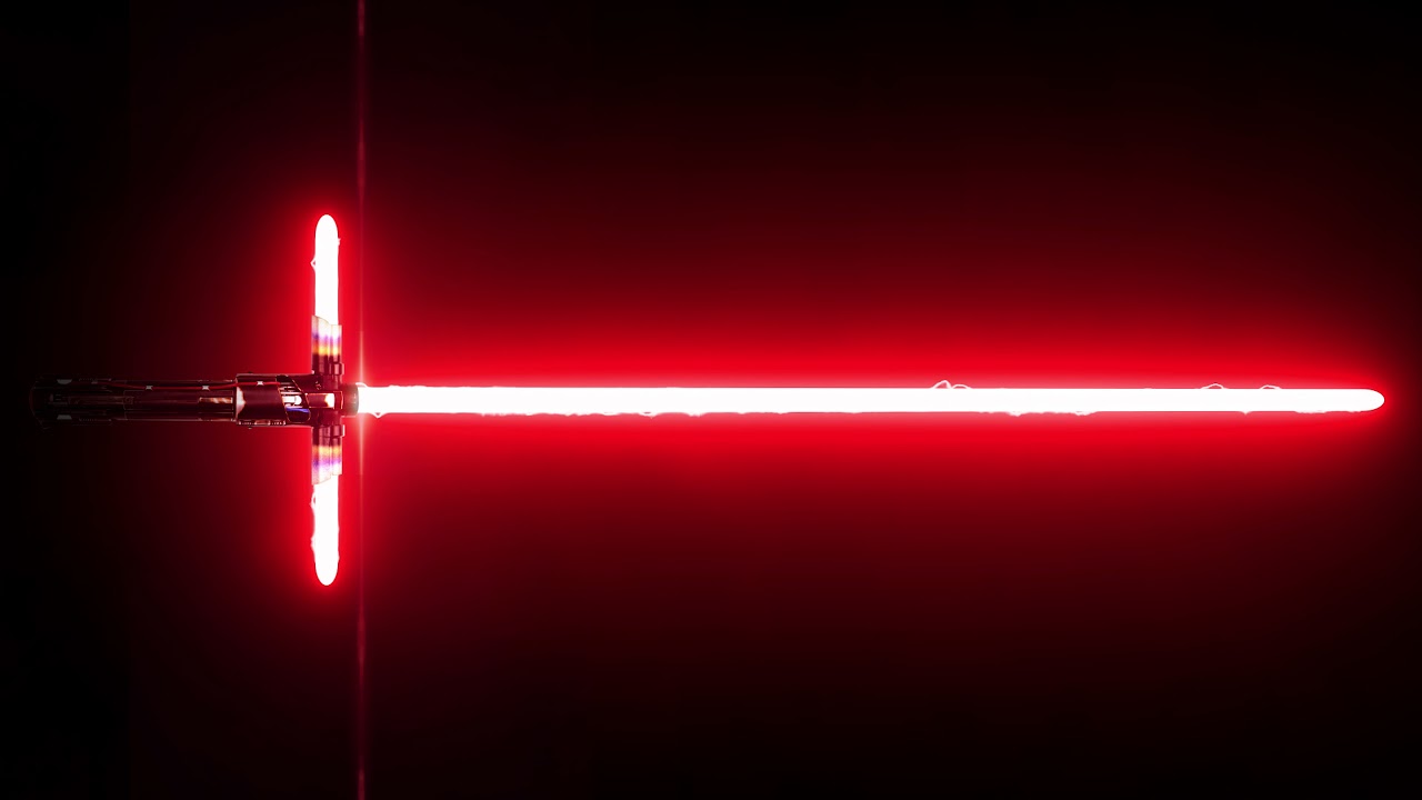 Kylo Ren S Lightsaber Ignition Video Live Wallpaper Youtube
