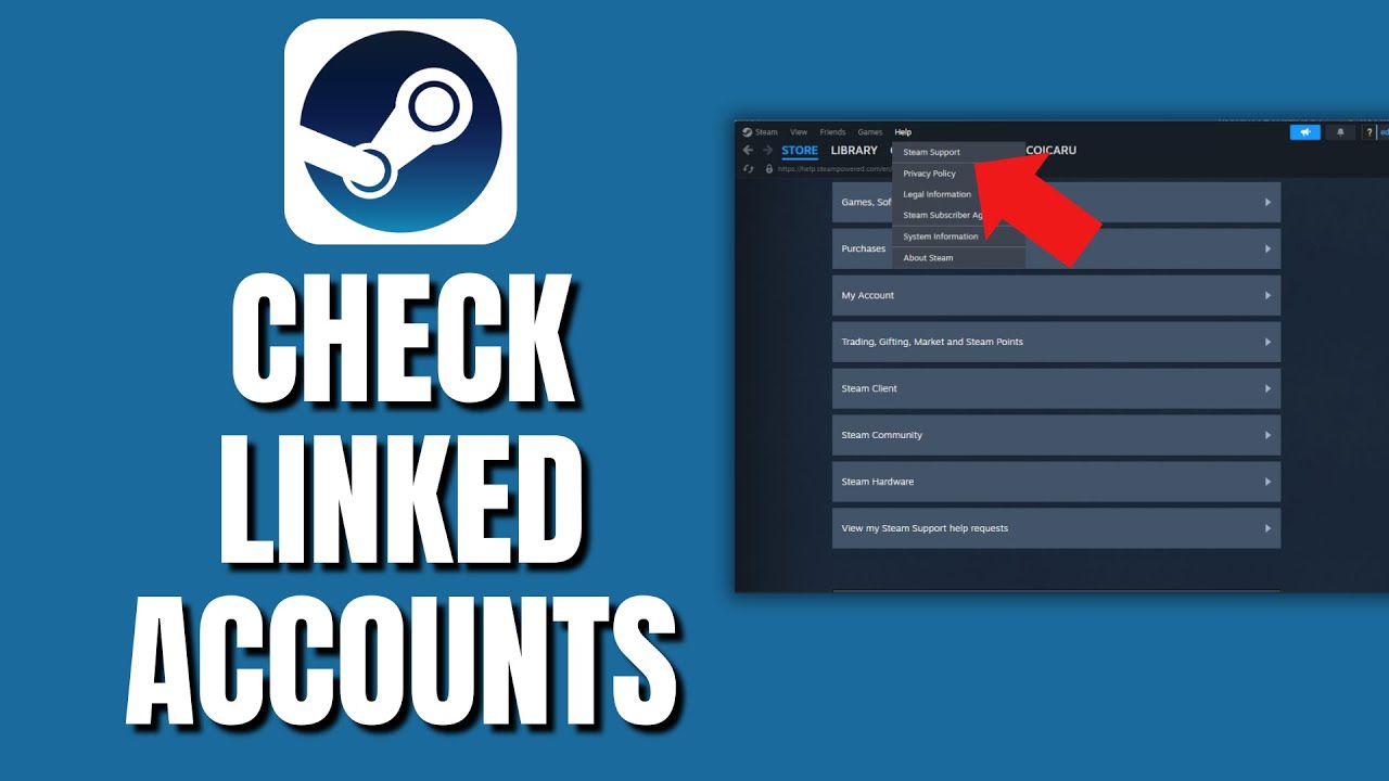How To See Check Steam Linked Accounts Show Linked Accounts On Steam