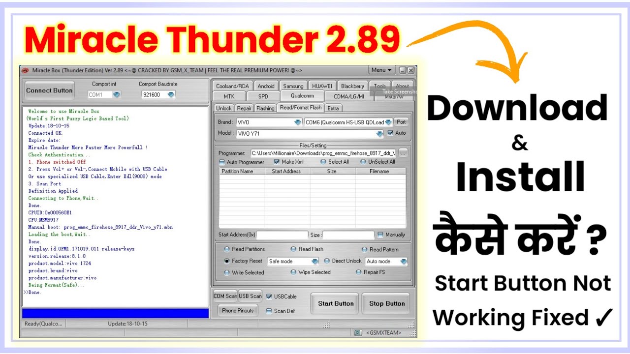Miracle Thunder 2 82 Crack Start Button Not Working Solution Miracle